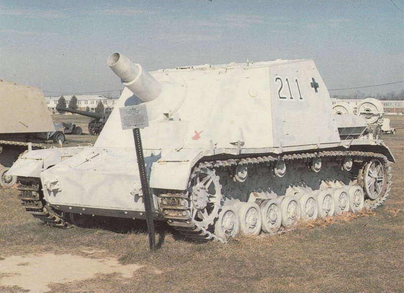 Sturmpanzer IV Brummbar German Grizzly Bear WW2 Military Tank Postcard ...