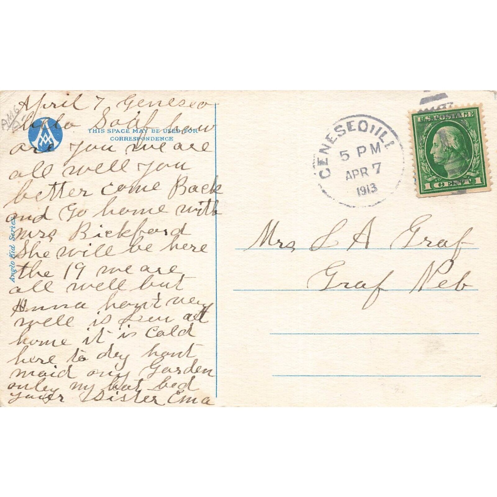 Postcard I Feel Dot Life Iss Vorth Vhile In Geneseo Ill Divided Back ...