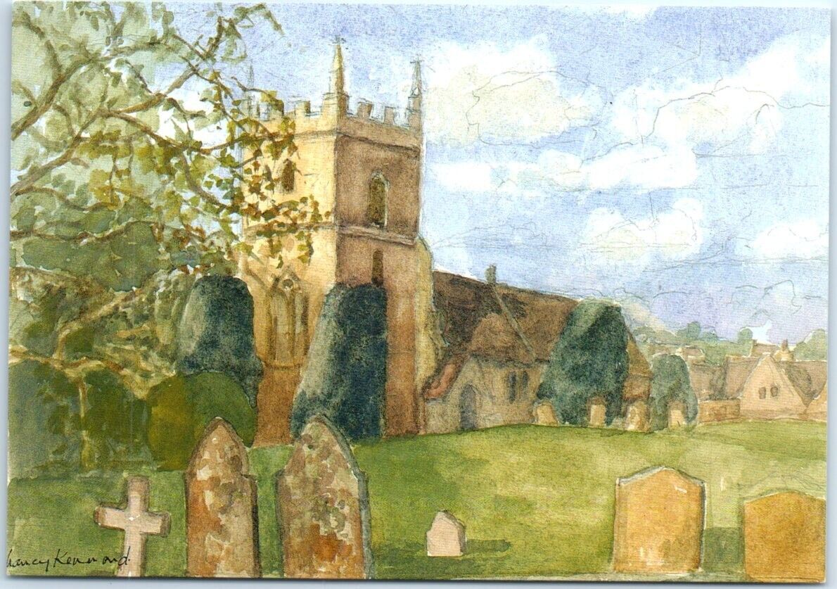 Postcard - St. Peter's Church serving the Paris of Upper Slaughter ...