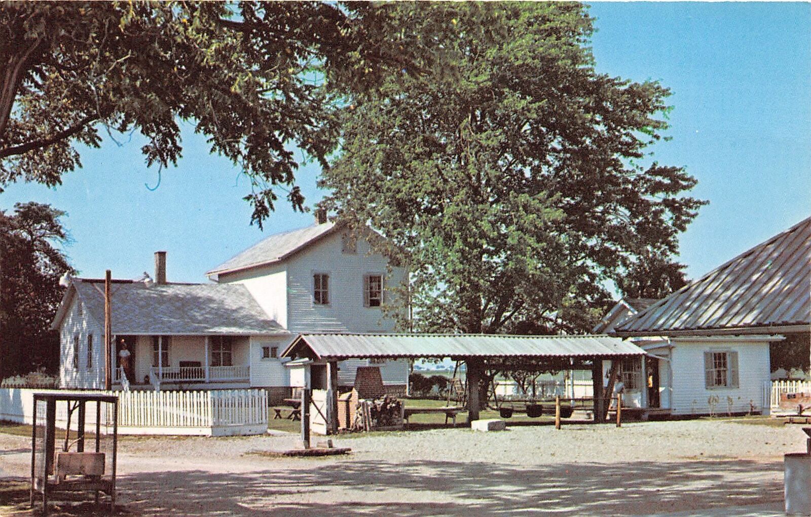G27/ Archbold Ohio Postcard Chrome Sauder Museum Craft Village 1 ...