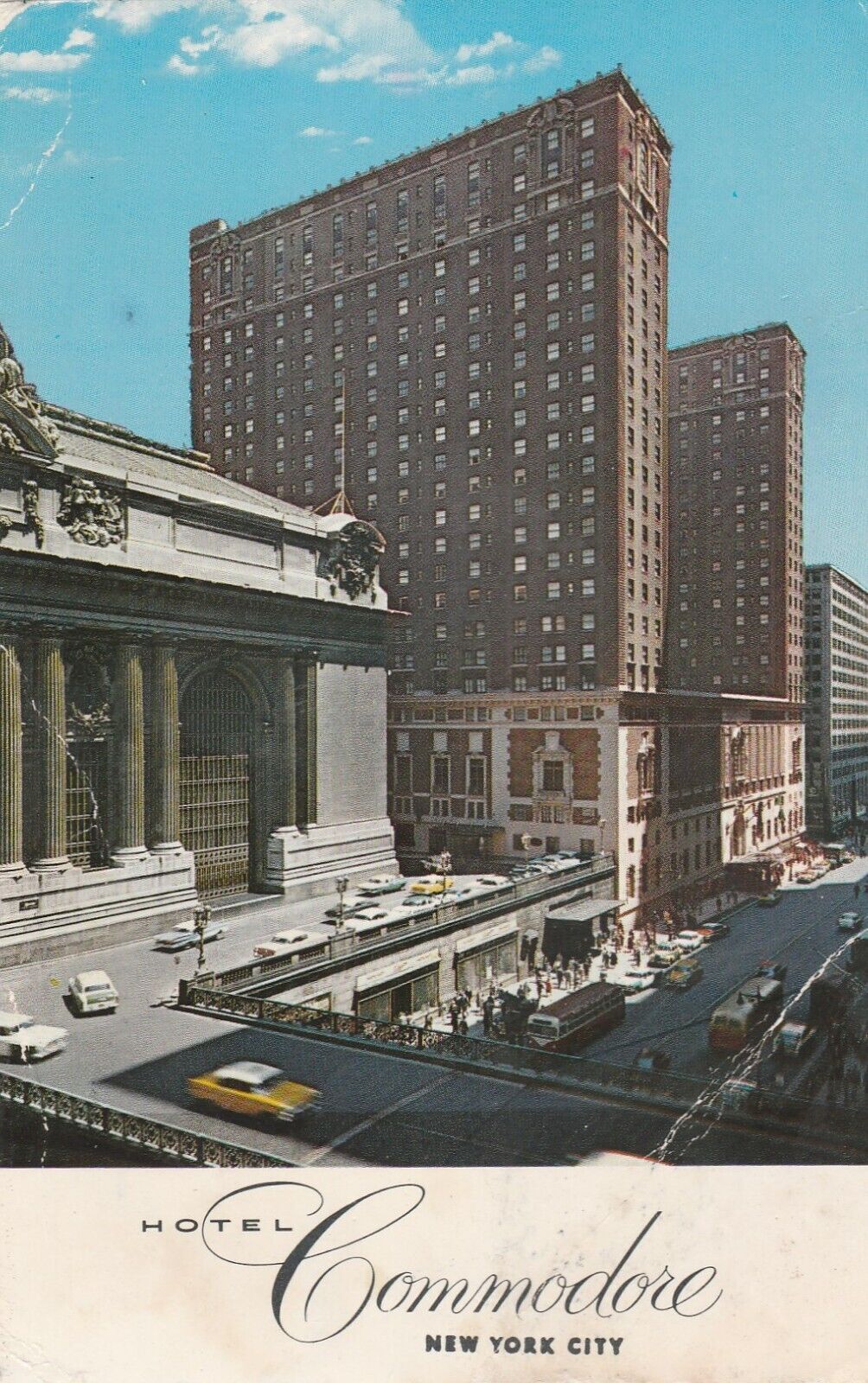 New York City, Hotel Commodore, USA - Vintage Postcard | United States ...
