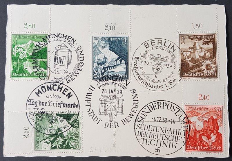 German Third Reich Original Nazi Postcard Hitler the Liberator of ...