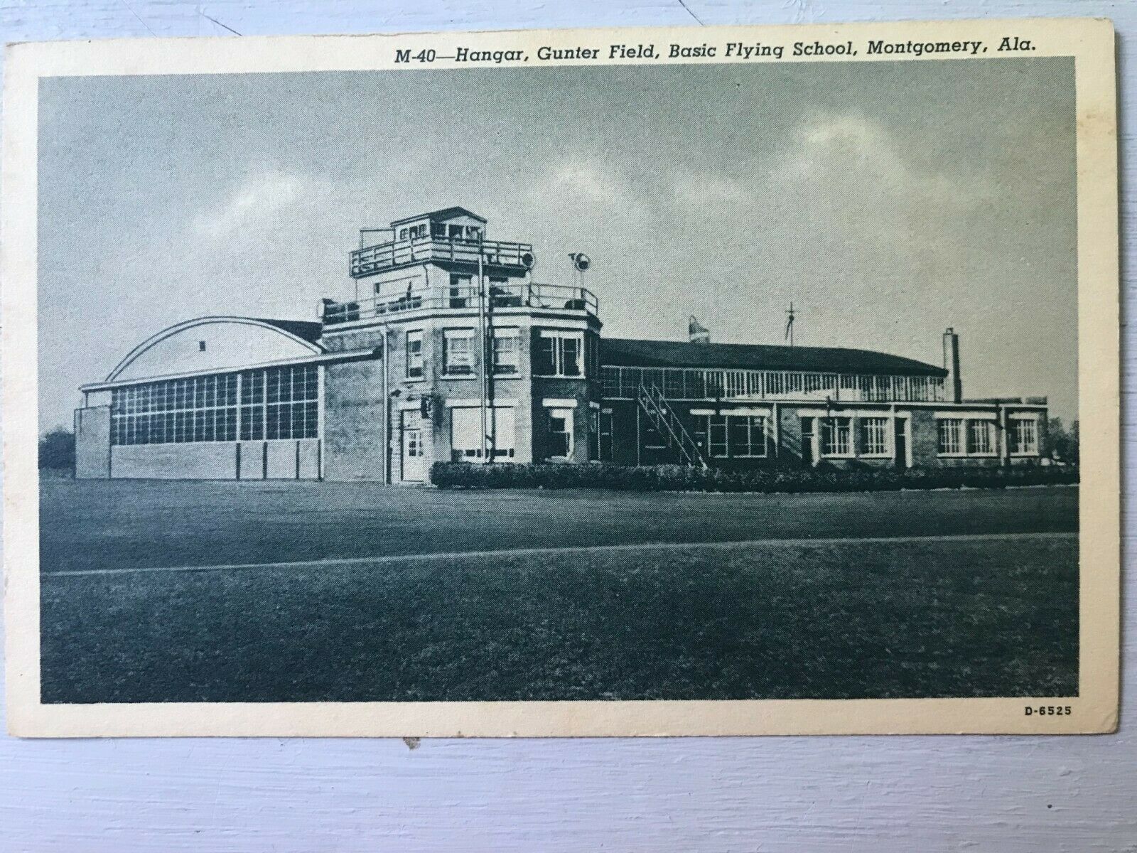 Vintage Postcard 1915-1930 Hangar Gunter Field Flying School Montgomery ...