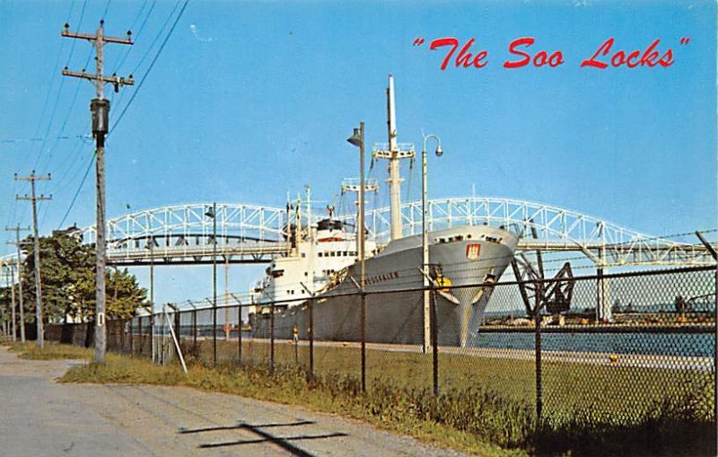 The Soo Locks Sault Ste - Sault Ste. Marie, Michigan MI | United States ...