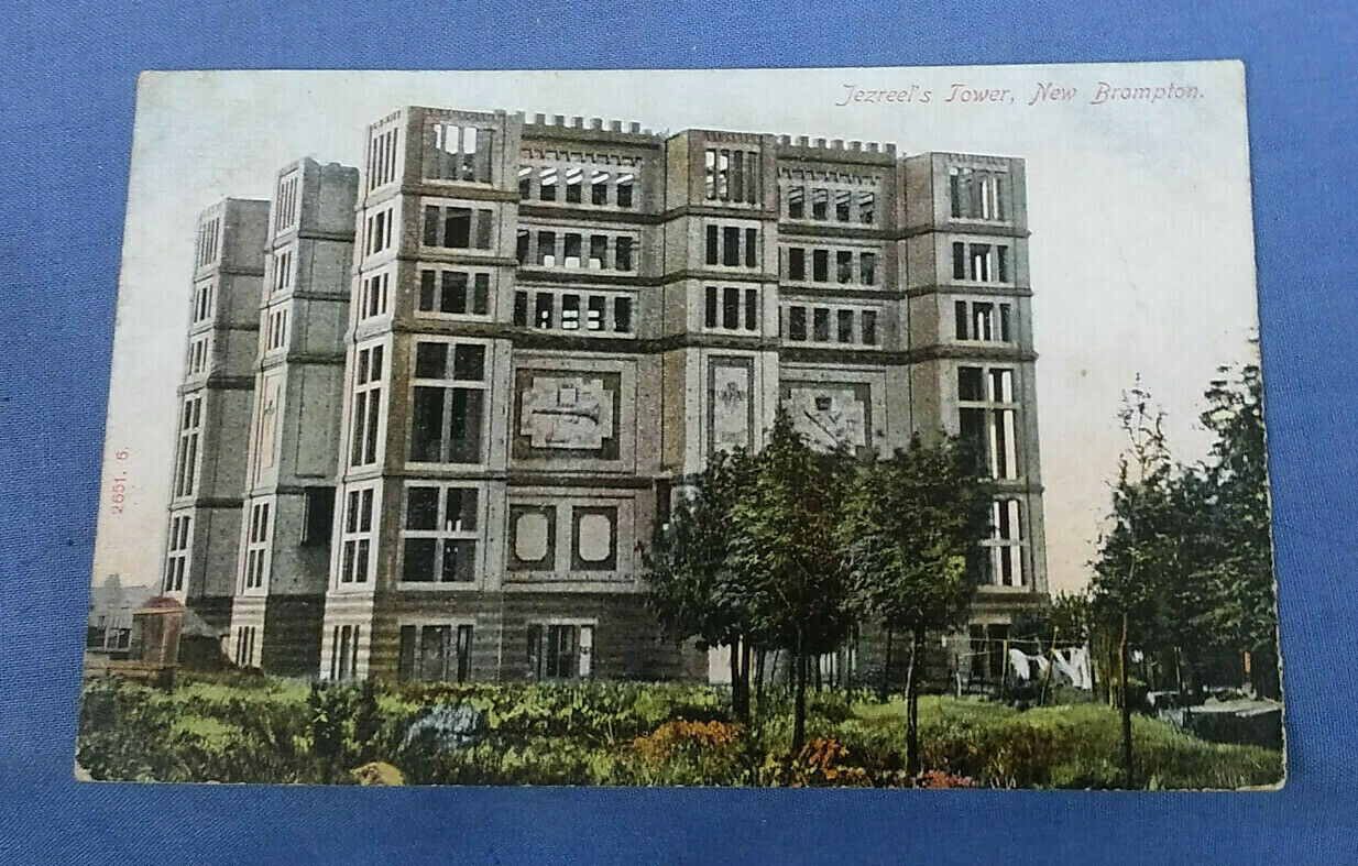 Vintage Postcard Jezreel's Tower New Brompton Kent Postmarked 1905 H1A ...