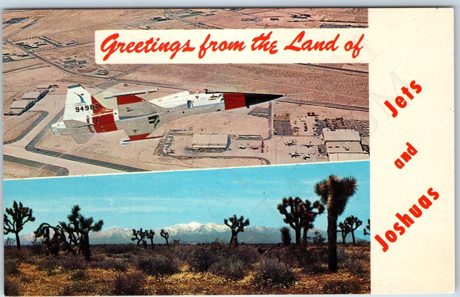 c1950s Edwards CA Air Force Base N-156F Jet Aircraft Sidewinder GAR-8 ...