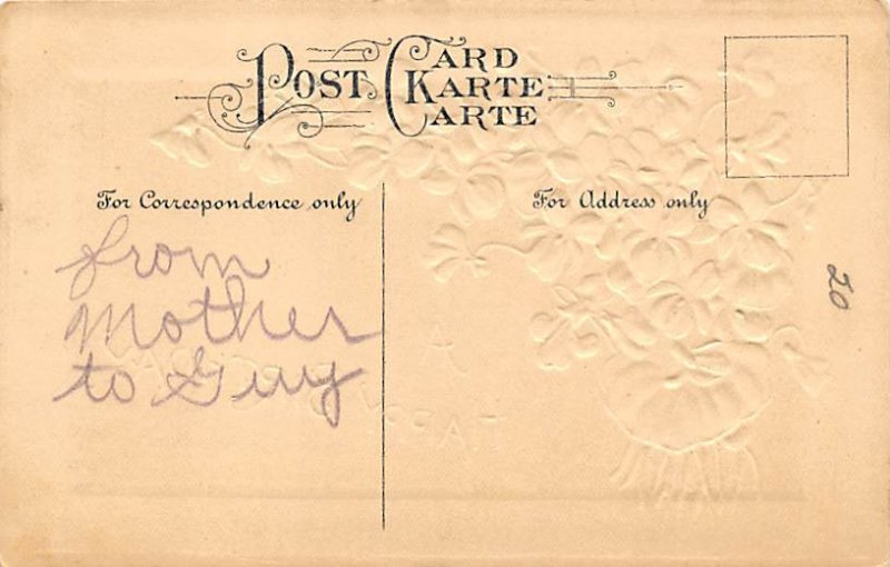 Happy Birthday Writing on back | Topics - Holidays & Celebrations ...