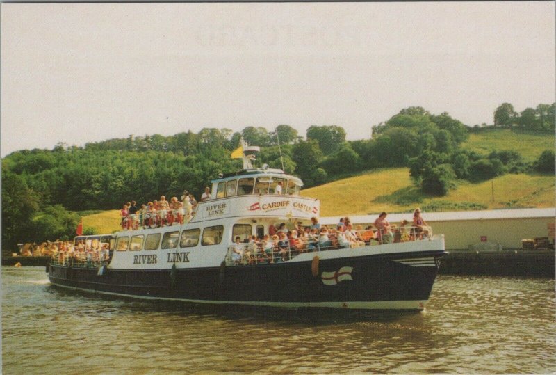 Devon Postcard - Cardiff Castle Pleasure Boat, River Dart Cruises ...