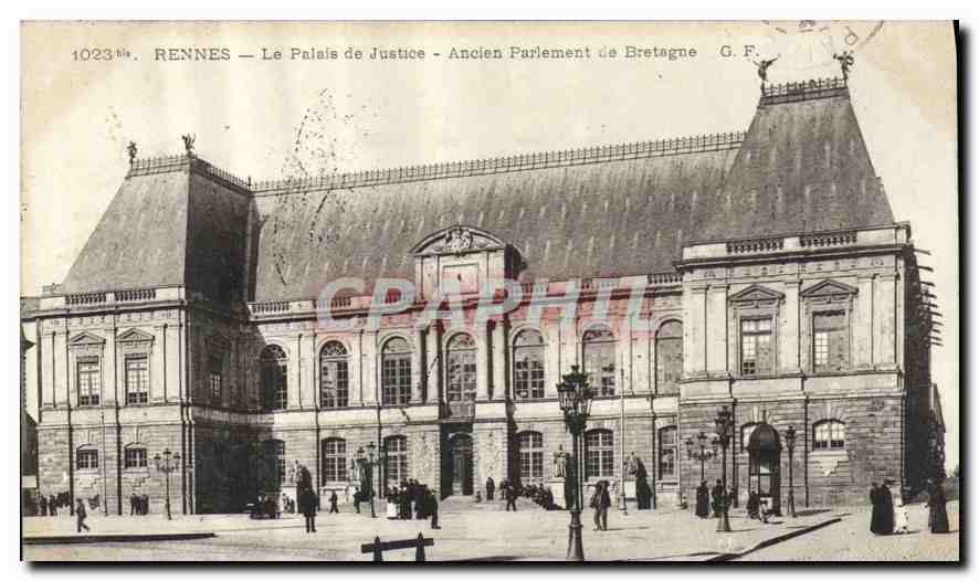 Postcard Old Rennes Courthouse Old Parliament of Britain | Europe ...
