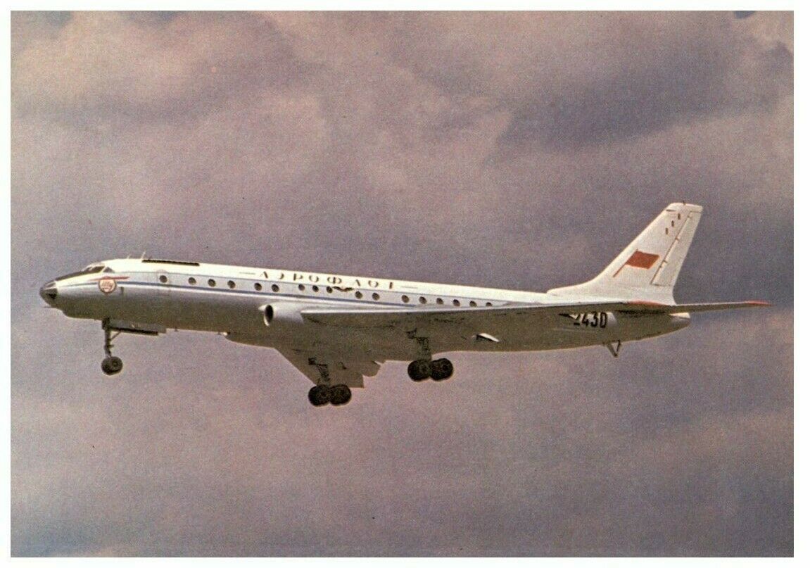 Aeroflot Tupolev TU 104B Airplane Postcard | Other / Unsorted, Postcard ...
