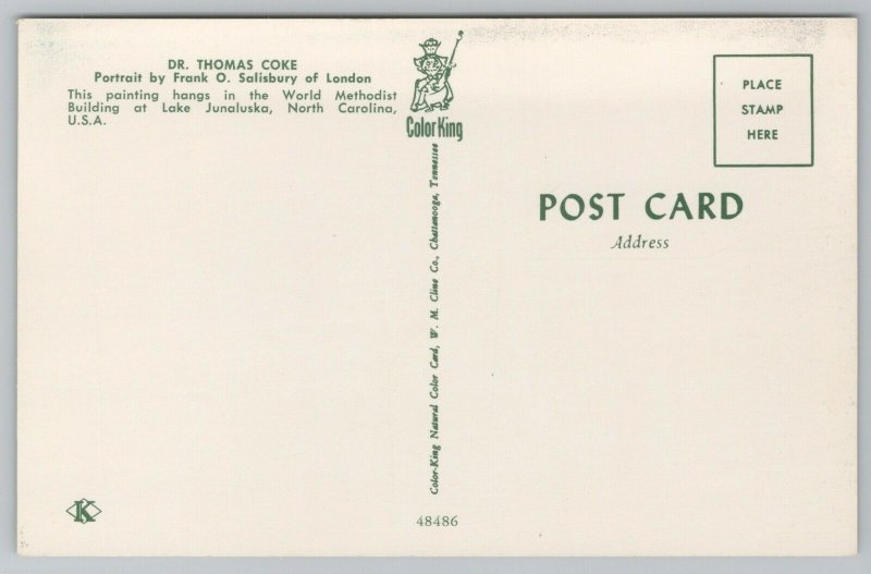 Lake Junaluska NCDr Thomas Coke PortraitWorld Methodist BuildingVintage ...