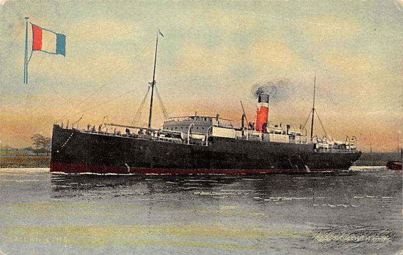 SS Corinthian Allan Line Ship Unused | Topics - Other, Postcard ...