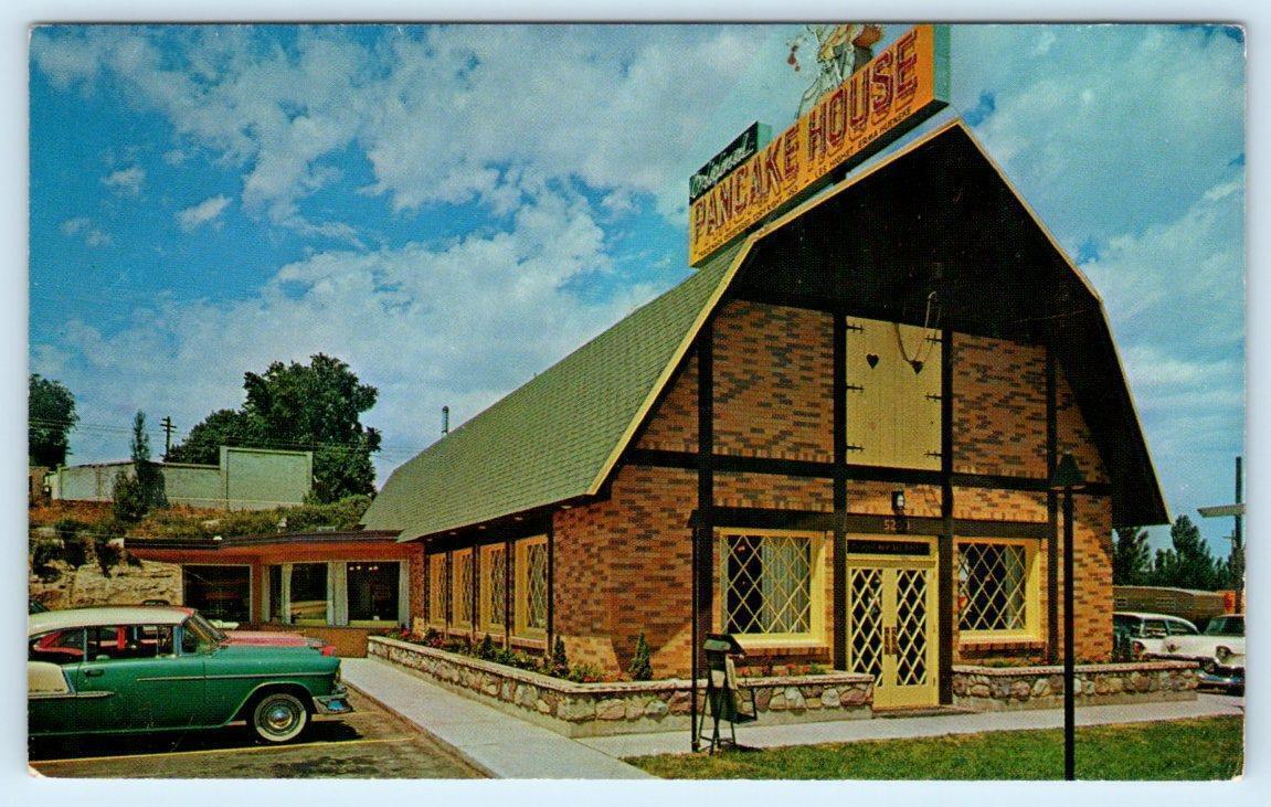 MURRAY, Utah UT ~ Roadside ORIGINAL PANCAKE HOUSE Restaurant 1950s Cars ...