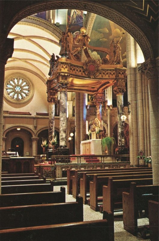 Vintage Postcard 1930's St Francis of Assisi Church Sanctuary ...