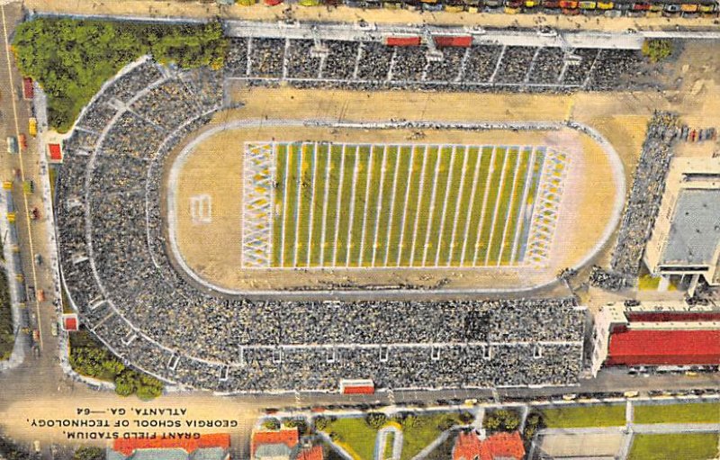 Grant Field Stadium Atlanta, Georgia,USA Football Stadium Unused ...