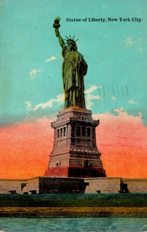 New York City The Statue Of Liberty 1935 | United States - New York ...