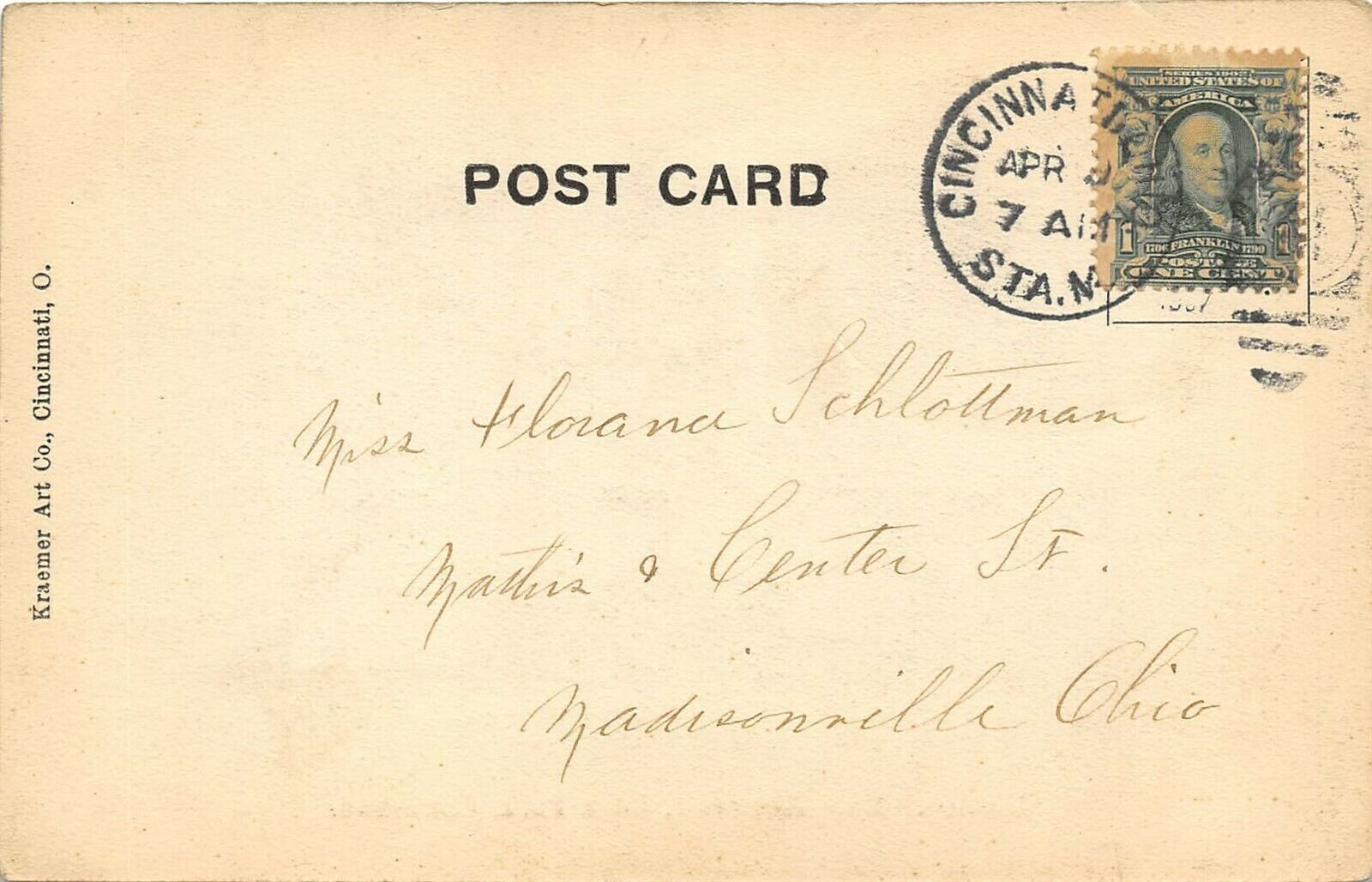 Cincinnati Ohio 1907 Postcard Main Reservoir Eden park by Kraemer Art ...