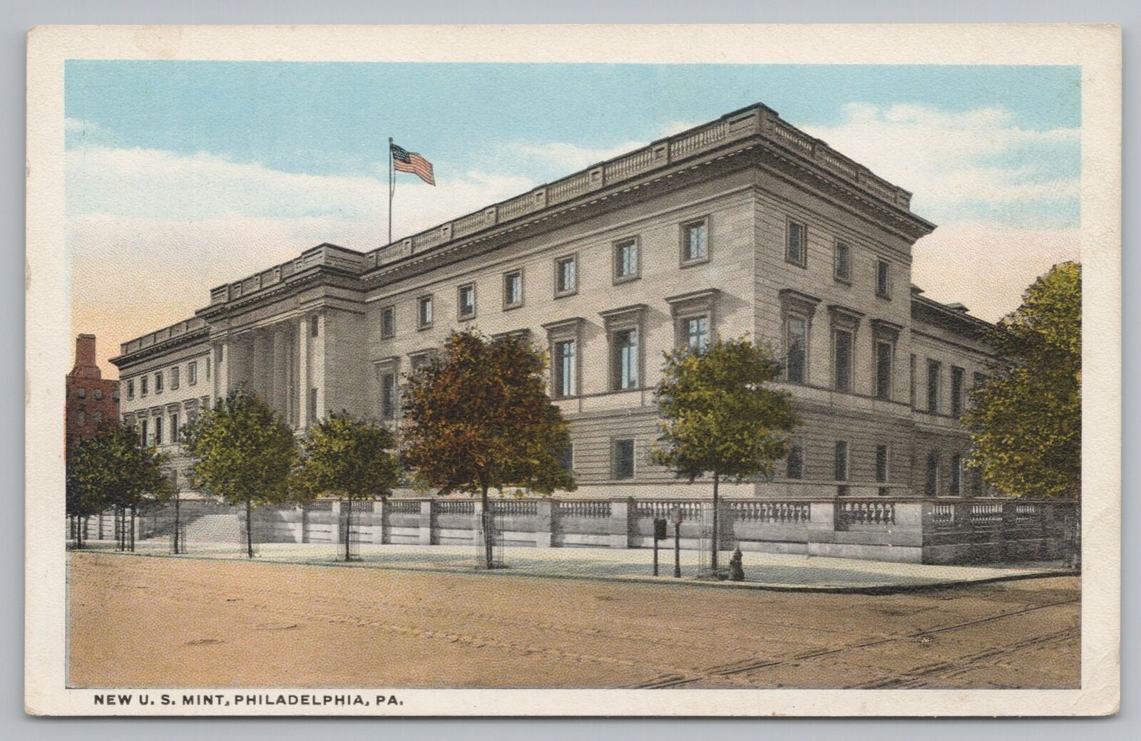 Philadelphia Pennsylvania~New US Mint Building~Vintage Postcard ...