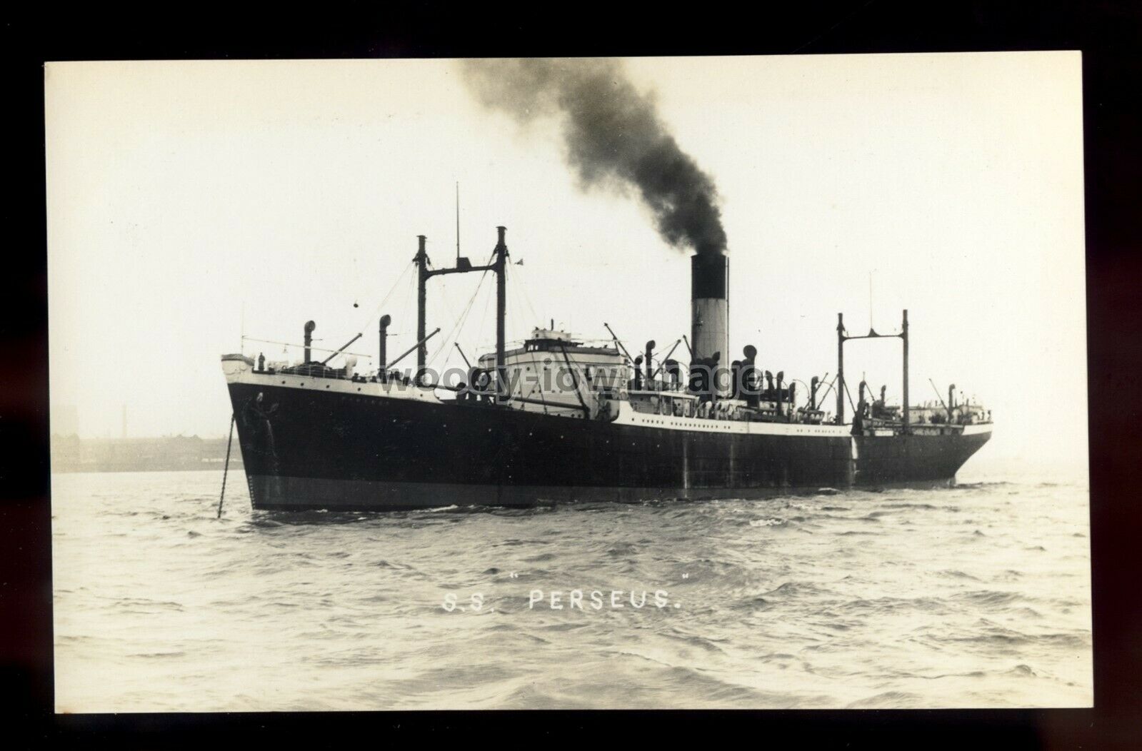 bf539 - Blue Funnel Cargo Ship - Perseus , built 1923 - postcard ...