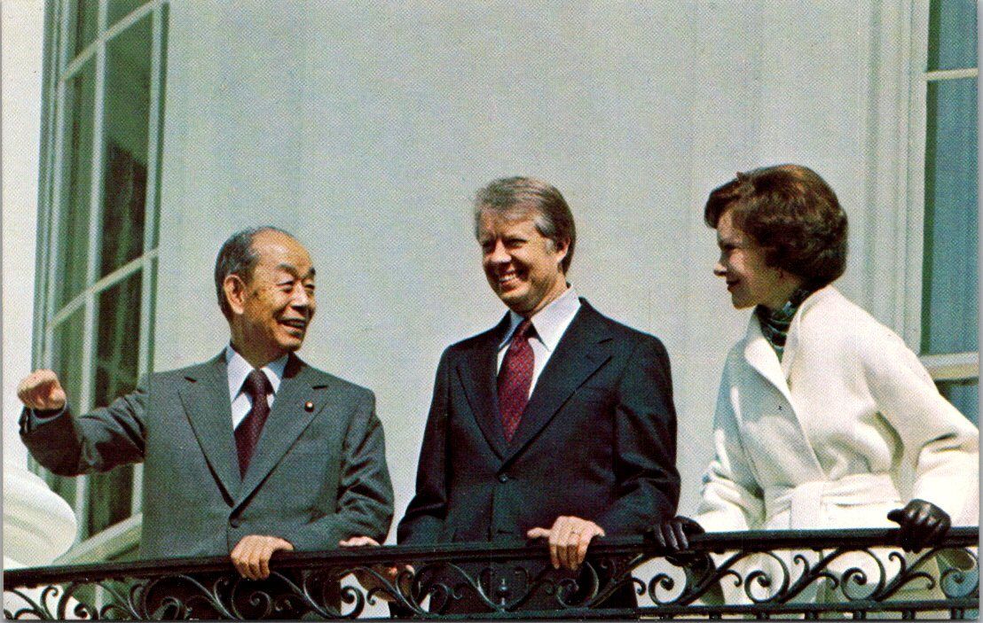 President Jimmy Carter and Rosalynn Carter With Premier Fukuda Of Japan ...