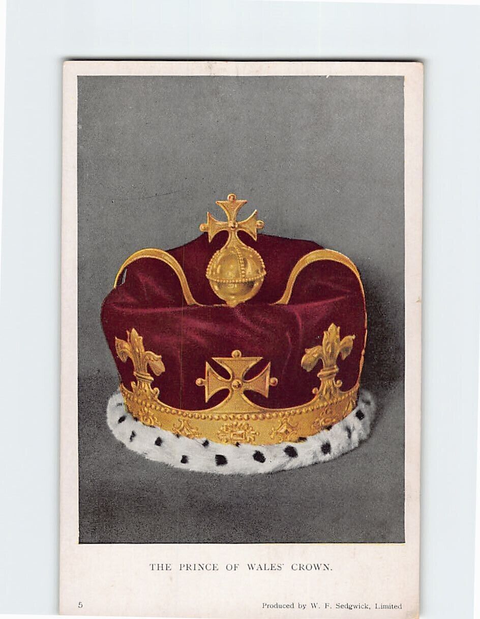 Postcard The Prince Of Wales Crown Jewel House Tower of London England ...