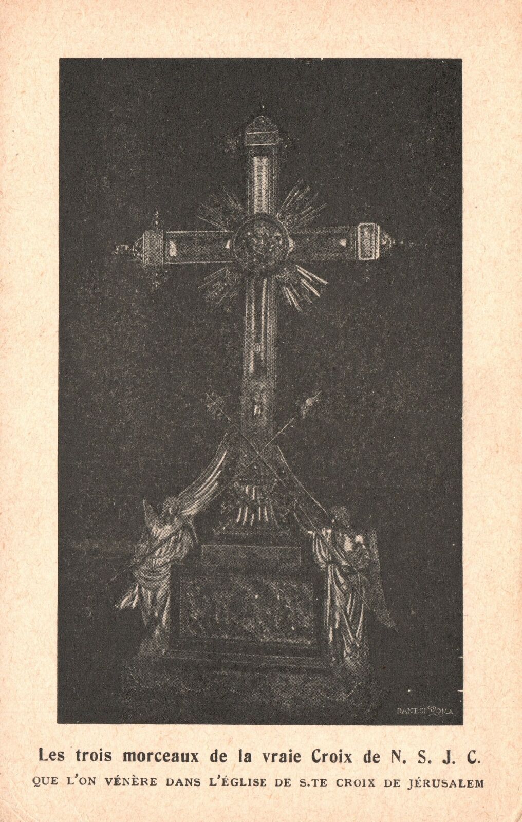 Vintage Postcard 1900's Les Trois Morceaux de la Vraie Croix de NSJC ...