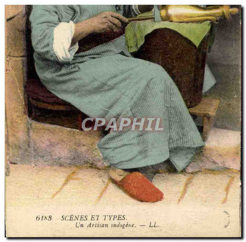 Old Postcard Judaica Jewish Scenes and Types A native artisan | Topics ...