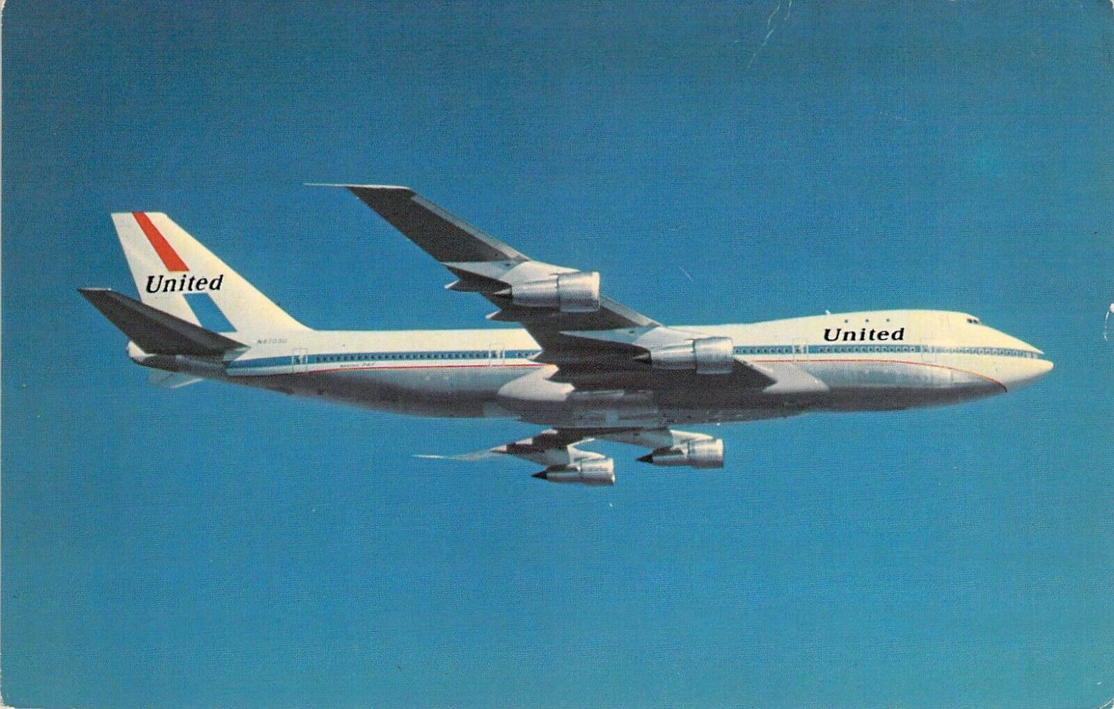 Early Airliner, United Airlines, Boeing 747, Airline Issued, Old ...