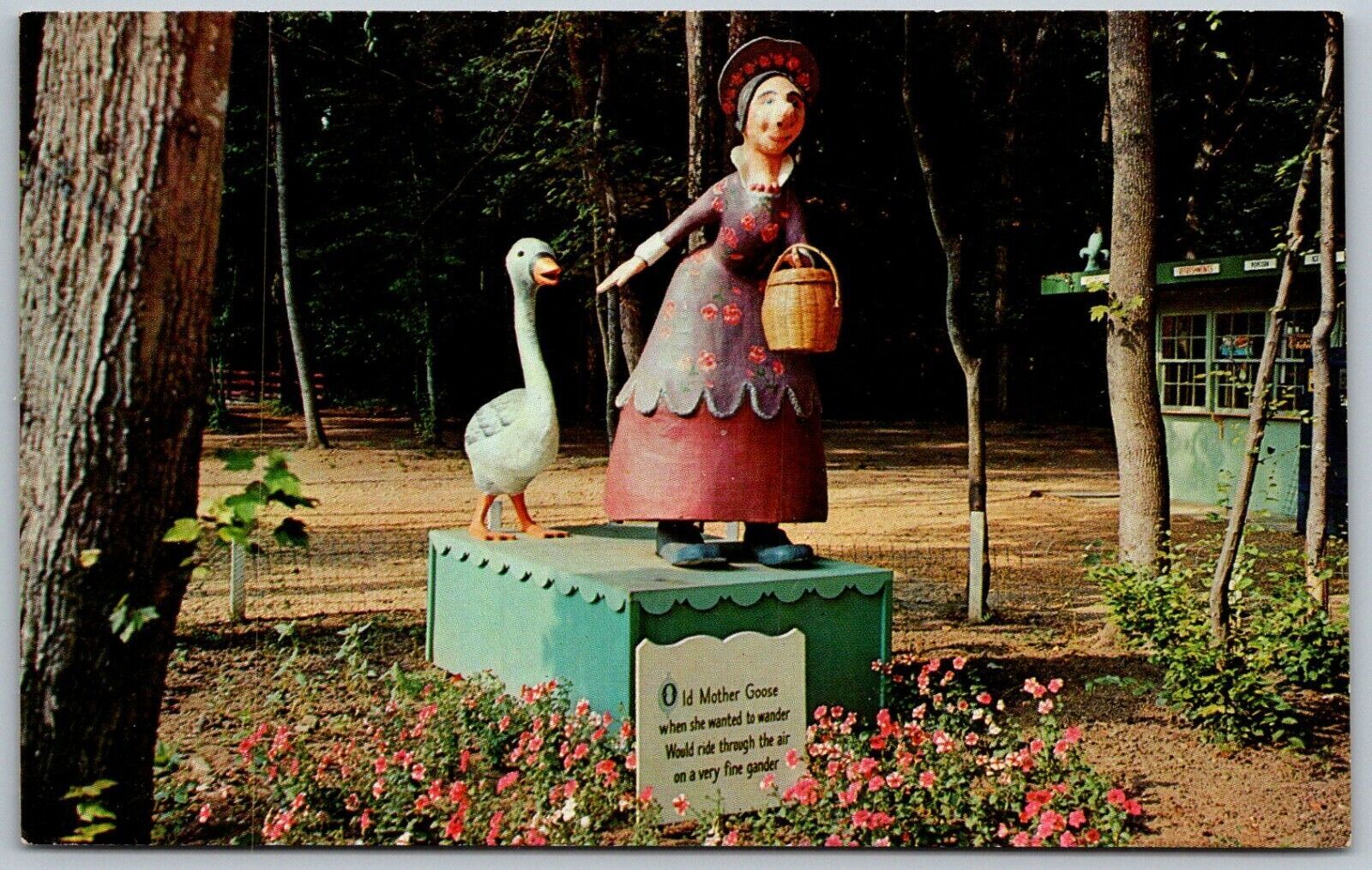 Woodbridge Virginia 1960s Postcard Story Book Land Mother Goose ...