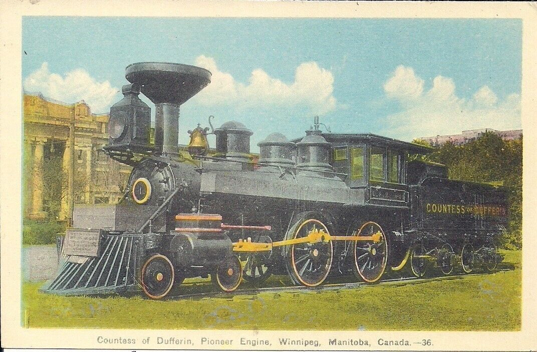 Winnipeg, Manitoba, CANADA, Steam Locomotive, Train RR Railroad, 1920's ...