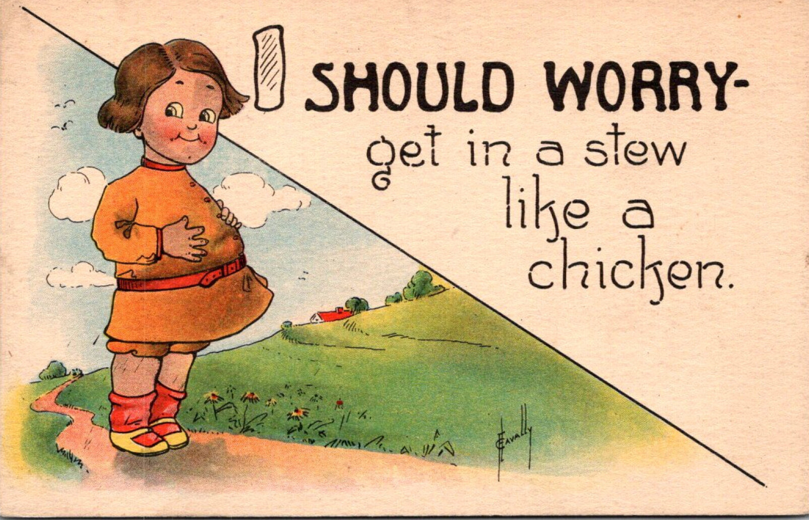 Humour Young Girl I Should Worry Get In A Stew Like A Chicken | Topics ...