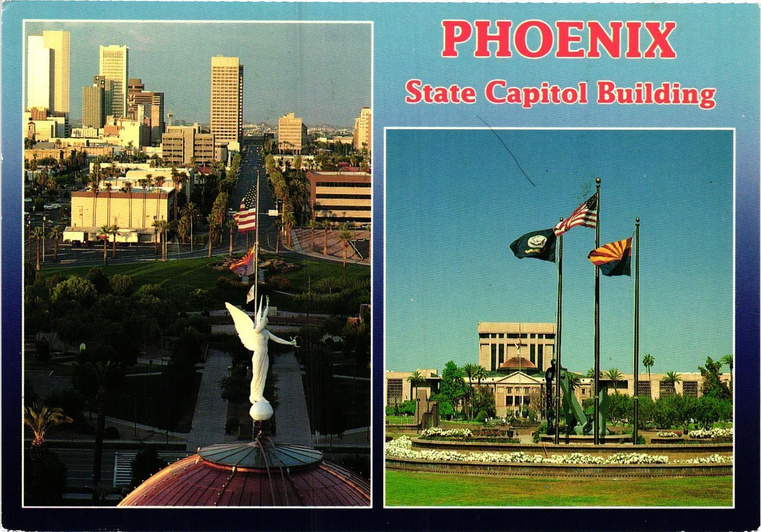 Vintage Postcard 4x6- STATE CAPITOL BUILDING, PHOENIX, AZ. 1960-80s ...