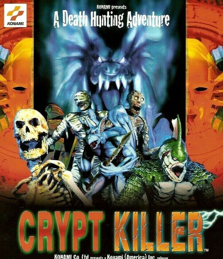 Crypt Killer Arcade FLYER Original 1995 Video Game Horror Halloween ...