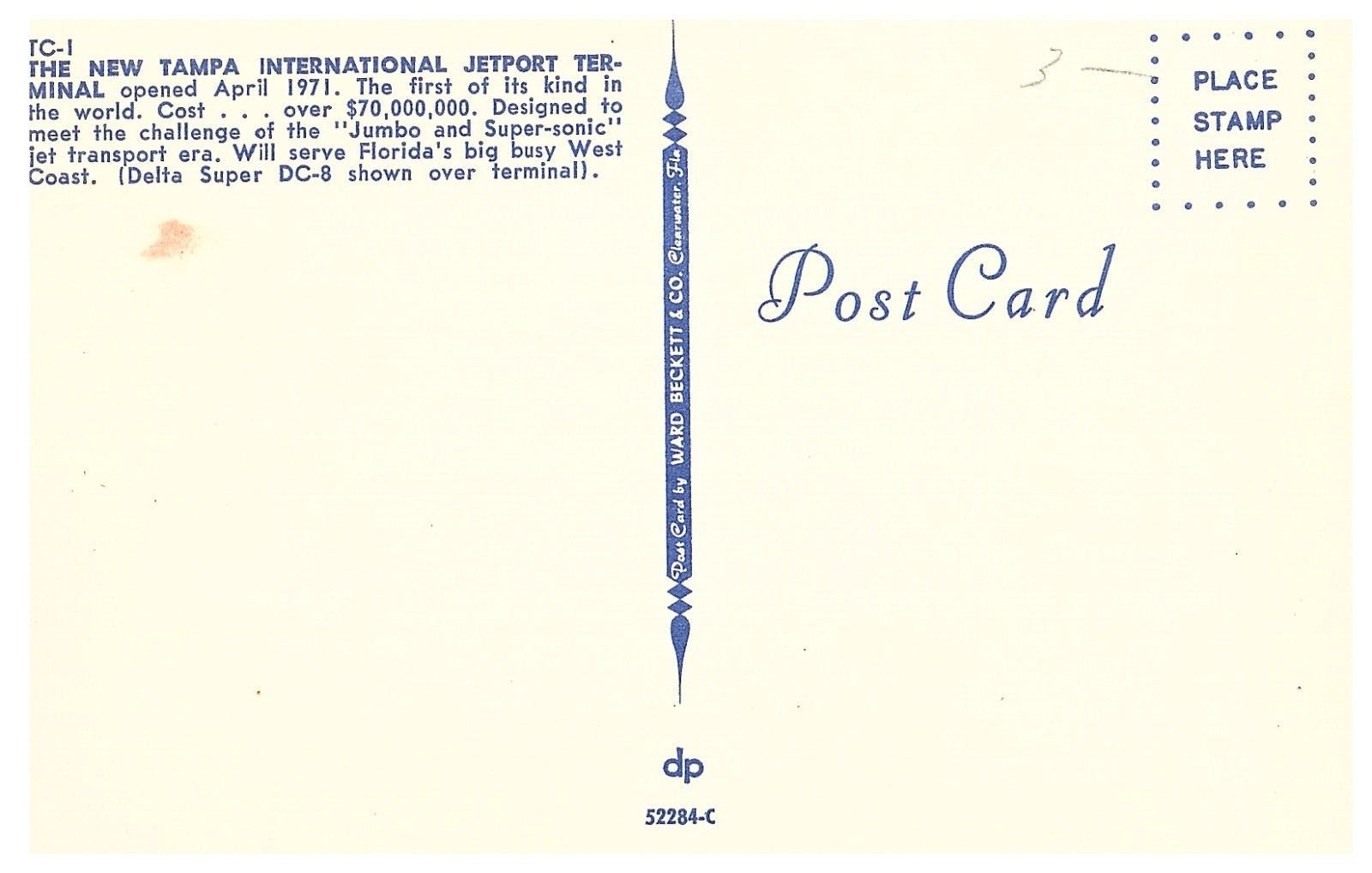The New Tampa International Jetport Terminal Opened 1971 Airport ...