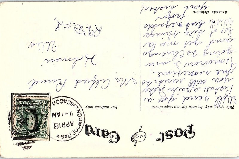 Postcard BIG LETTERS SCENE Chicago Illinois IL AI4822 | United States ...