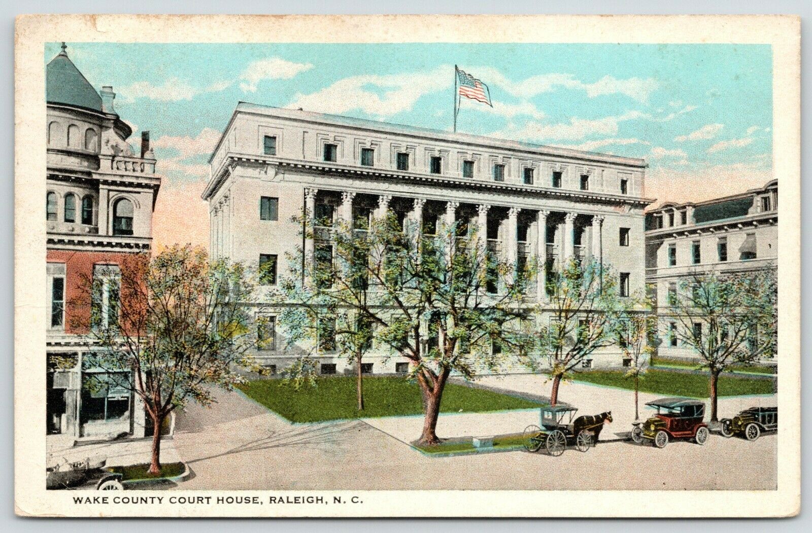 Raleigh North Carolina~Wake County Courthouse~Storefront~Horse Buggy ...