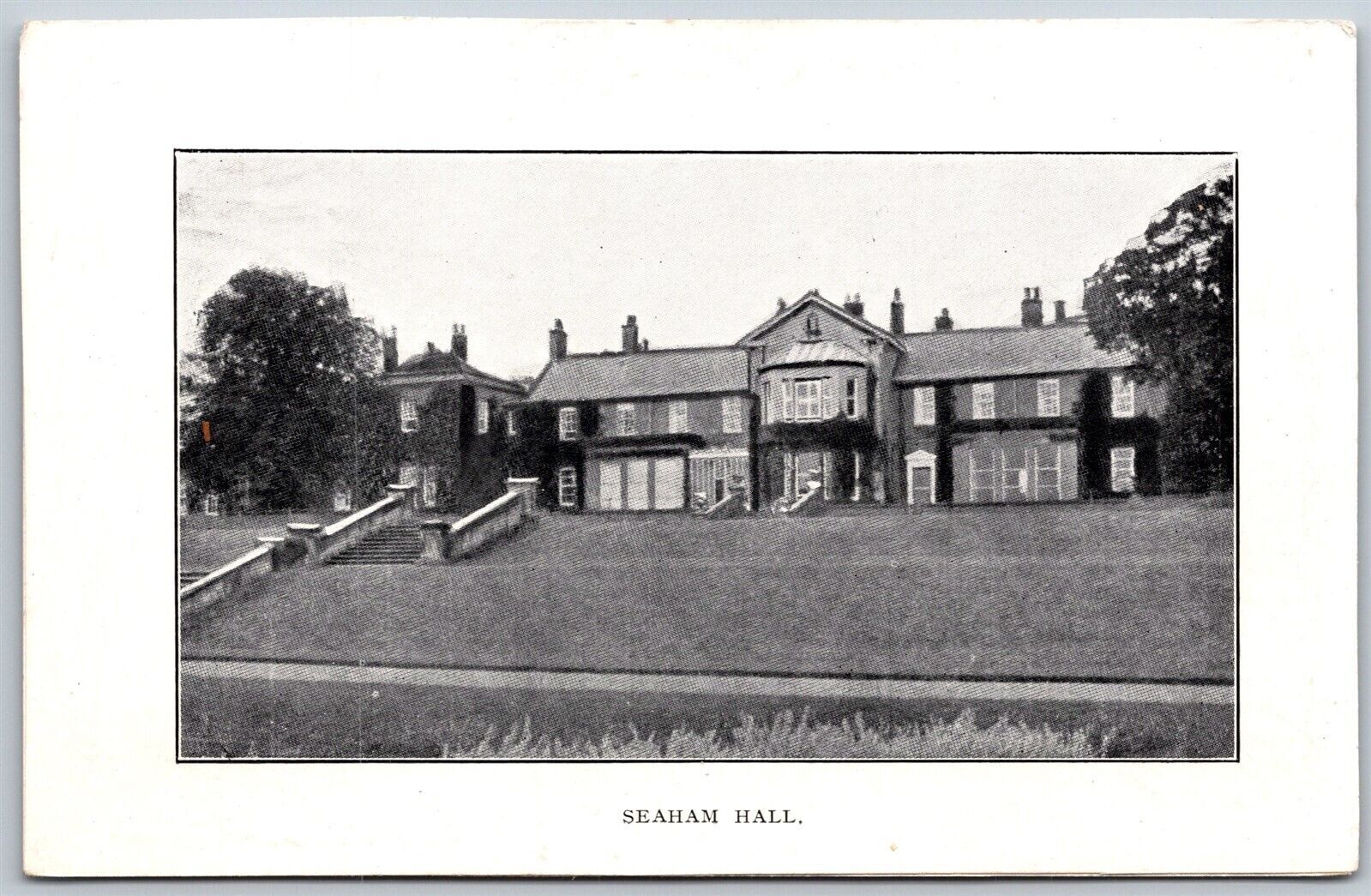 Vtg Seaham Hall Seaham Harbour County Durham UK 1900s View Old Postcard ...