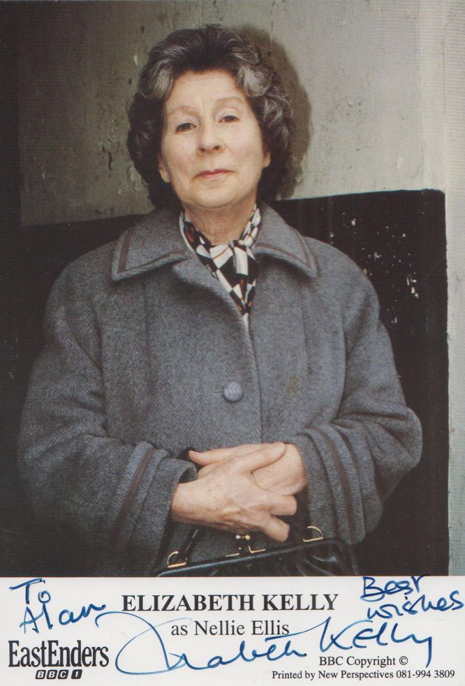 Elizabeth Kelly Nellie Ellis BBC Eastenders Hand Signed Cast Card Photo ...