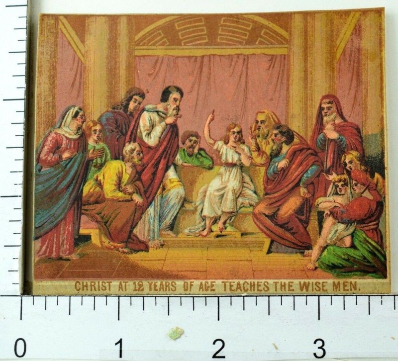 1870's-80's Lovely Life Of Jesus Christ Christian Victorian 8 Card Set ...