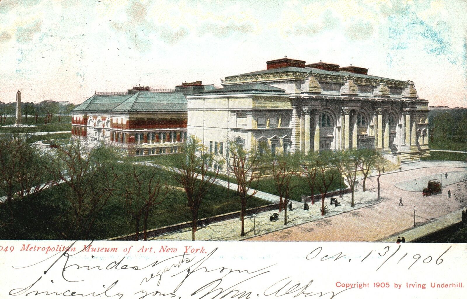 Vintage Postcard 1906 Metropolitan Museum of Art Building New York NY ...