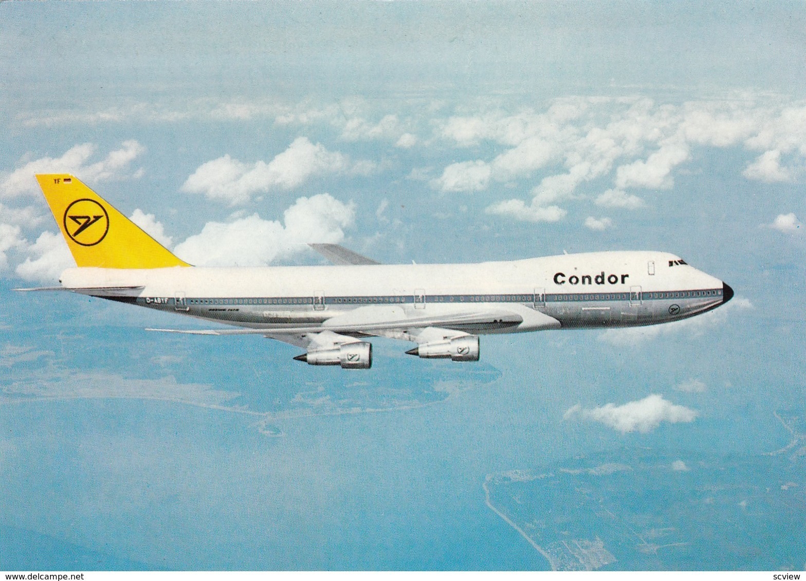 CONDOR Airlines Boeing 747 Jet Airplane , 1970s | Topics ...