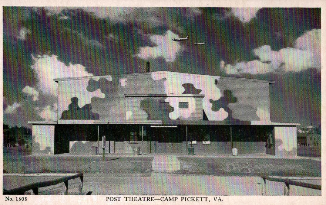 US Army WW2 Camp Pickett, Virginia Post Theatre - Postcard | United ...