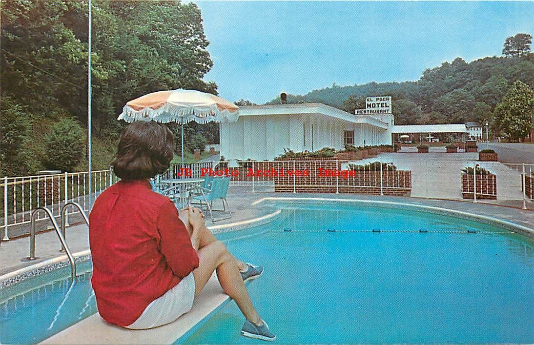 WV, Marlinton, West Virginia, El Poca Motel, Swimming Pool, Dexter No ...