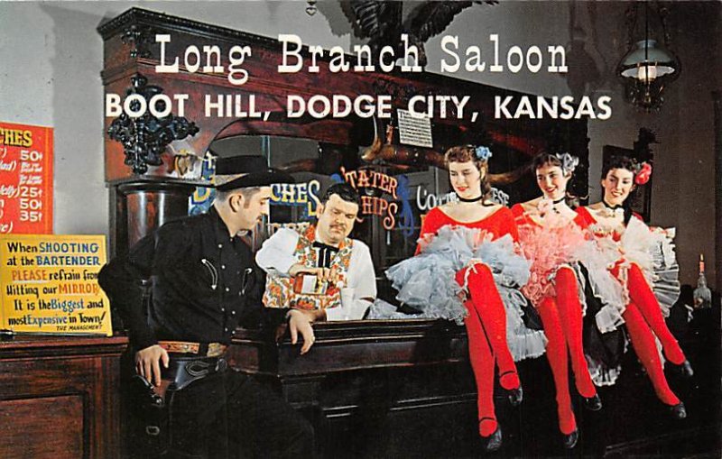 Long Branch saloon Boot Hill Dodge City Kansas | United States - Kansas ...