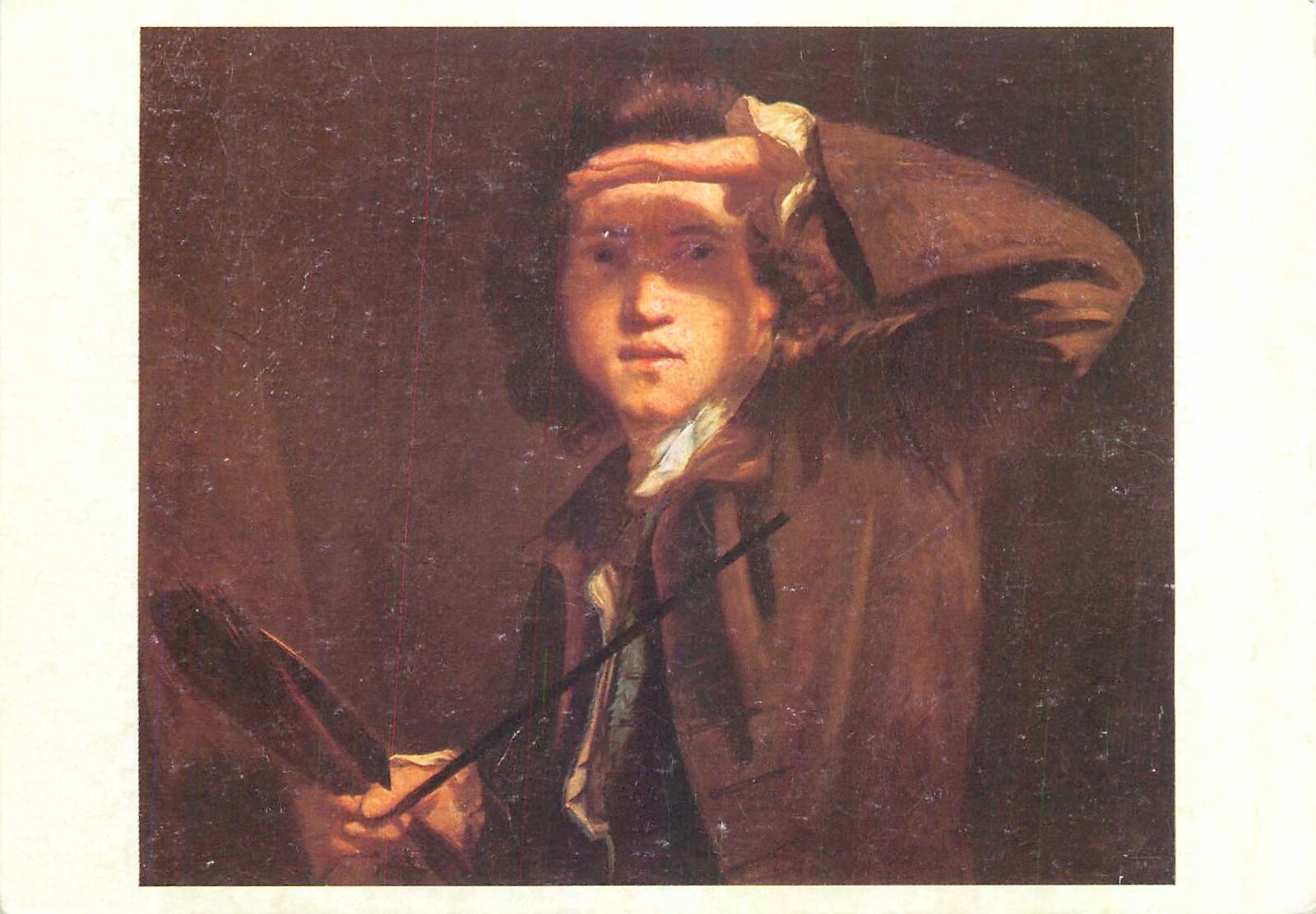 Postcard Uk London sir joshua reynolds self-portrait national portrait ...