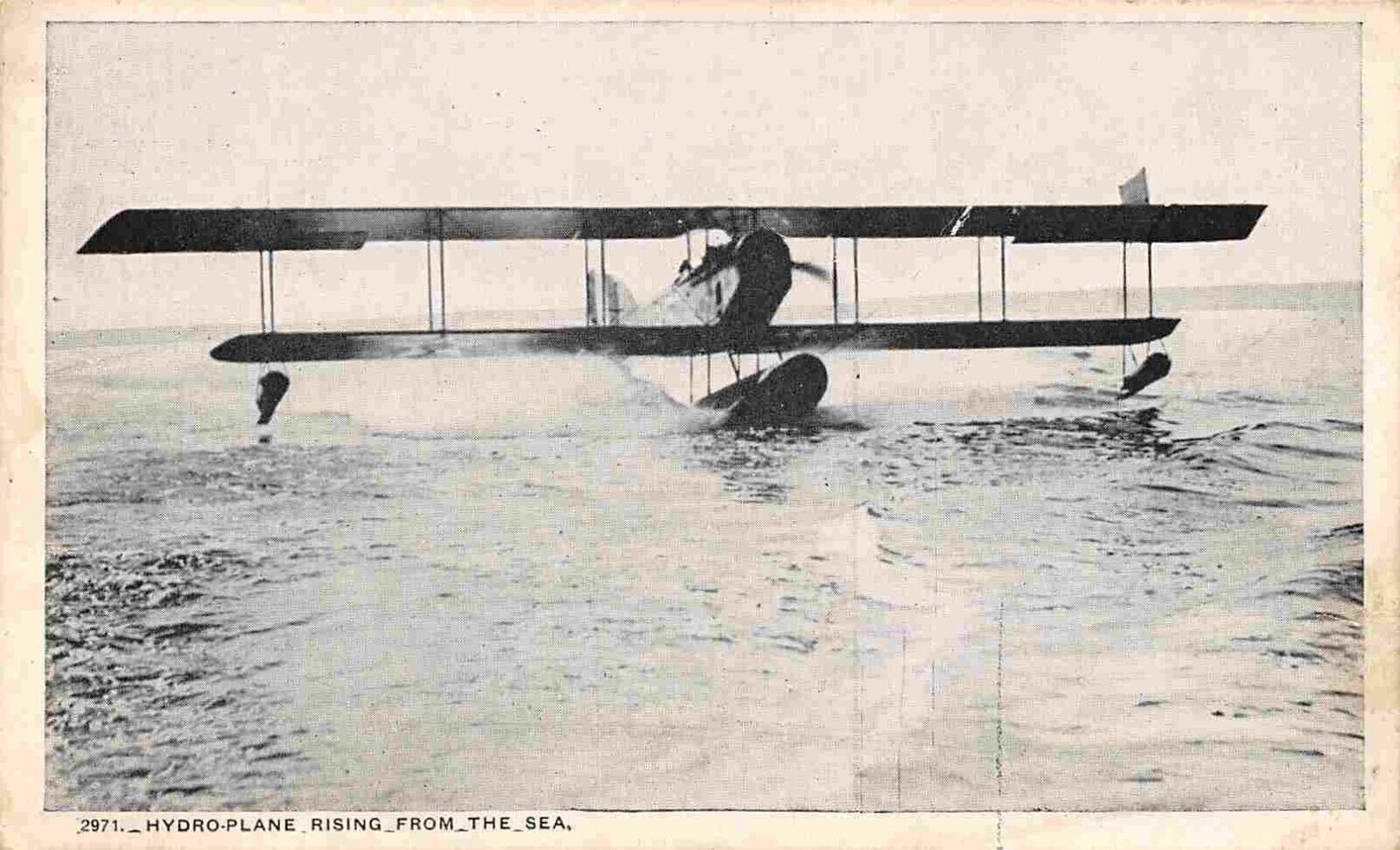 Sea Float Plane Rising From The Sea United States 1910s postcard ...