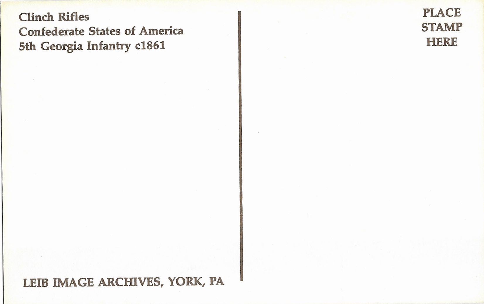 5th Georgia Infantry c1861 Confederate States of America Clinch Rifles ...