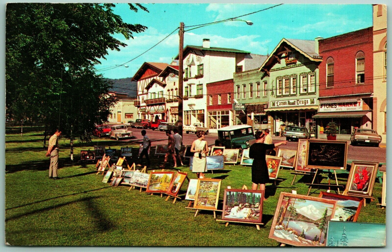 Summer Art Shows Leavenworth Washington WA UNP Dexter Press Chrome ...