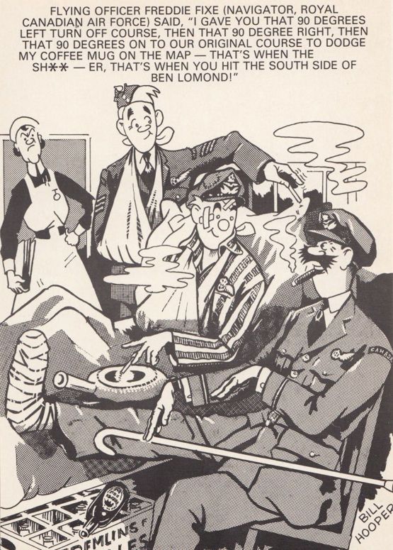 RAF Plane Loch Ben Lamond Crash Army Nurse Hospital WW2 Military Comic ...
