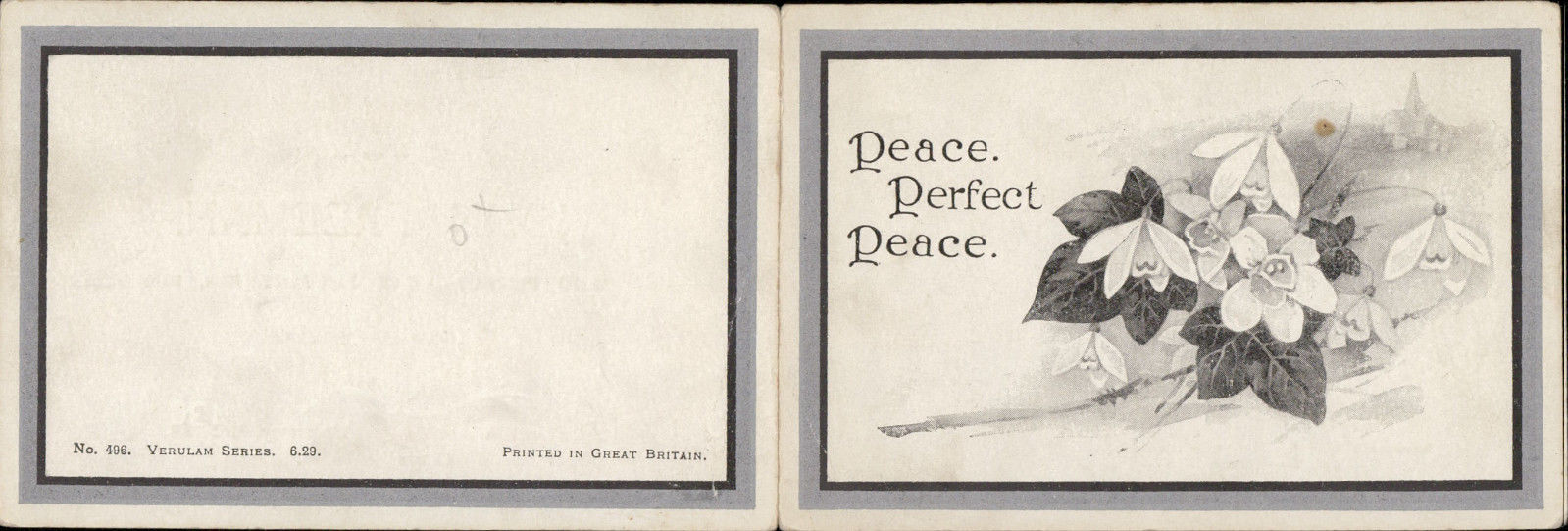 In Memoriam Loving Memory died death condolence Antique Mourning ...